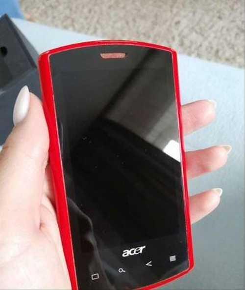 Телефон Acer liquid E, Ferrari +чехол и гарнитура