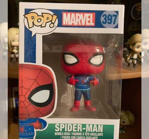 Funko POP Spider-man 397 Новогодний свитер