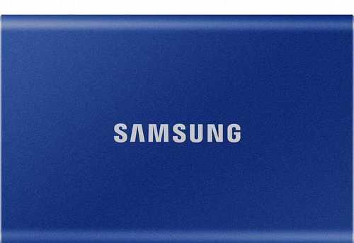 Внешний SSD Samsung T7 1Tb, синий (MU-PC1T0H/WW)