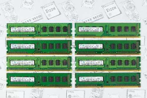 Оперативная память dimm DDR3 Samsung 2Gb 1333Mhz