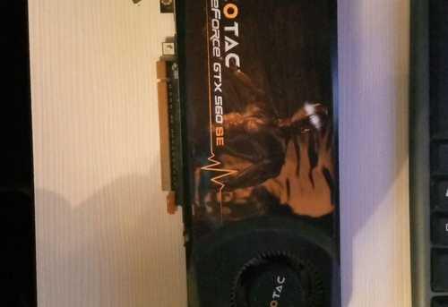 Видеокарта zotac geforce 560 se