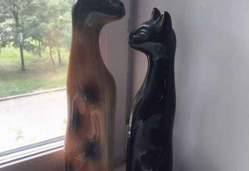 Кот и кошка копилки статуэтки