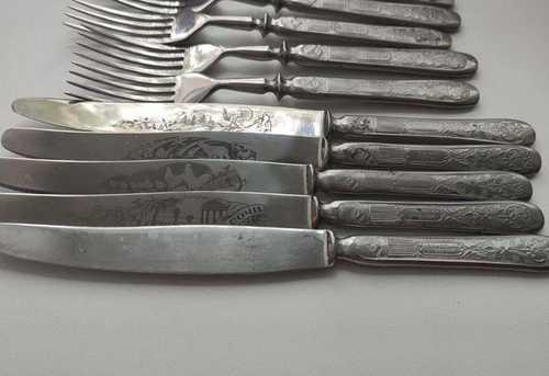 Ножи и вилки сервировочные из нержавейки СССР