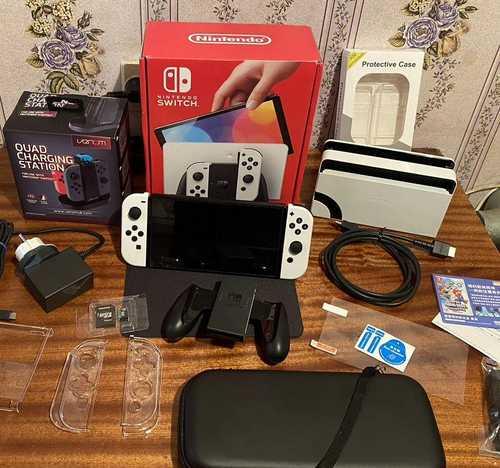 Nintendo switch oled white 256гб