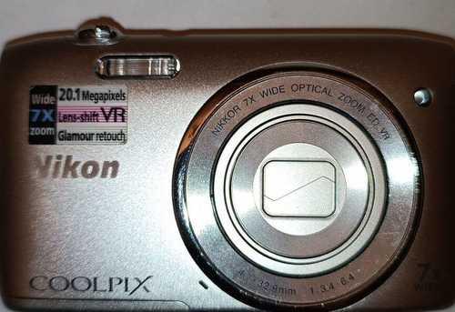 Цифровой фотоаппарат Nikon Coolpix S3500