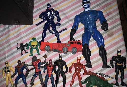 Игрушки из 90-х фигурки супергерои с рынков