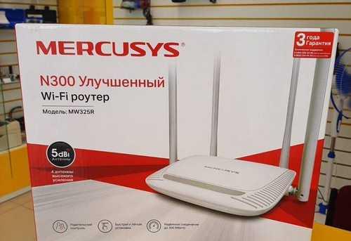 Wi-Fi роутер mercusys MW325R, N300 (бм)