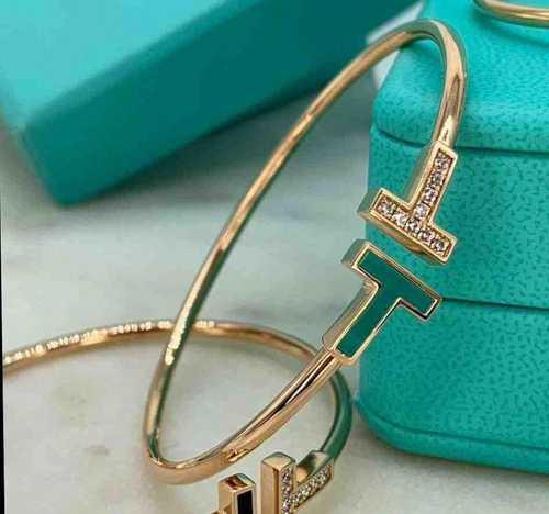 Браслет Tiffany Wire из золота с бриллиантами