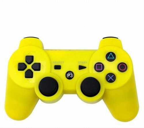 Джойстик PS 3 геймпад для игровой приставки желтый