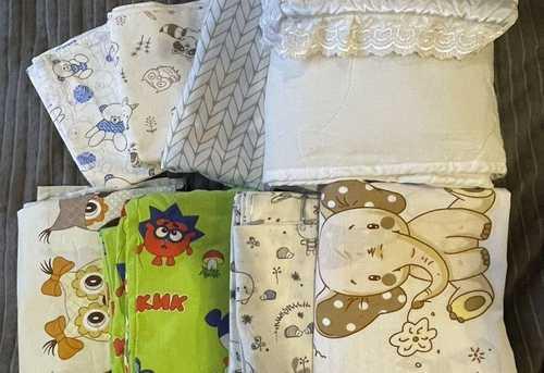 Детское постельное белье в детскую кроватку