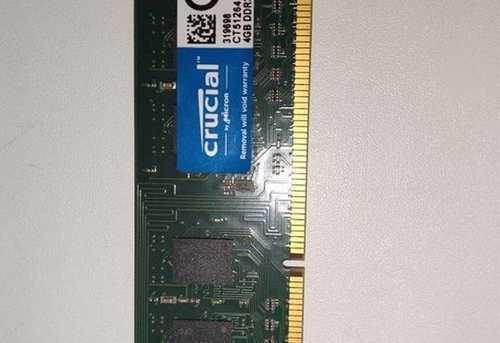 Оперативная память Crucial 4 гб DDR3L-1600