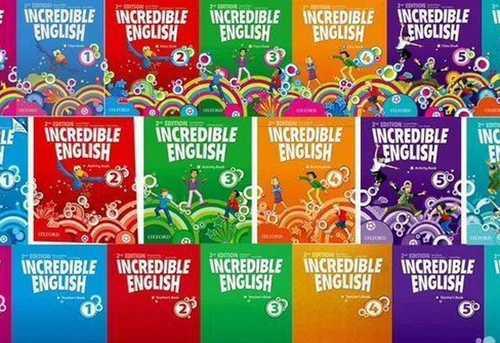 Incredible English Second Edition: 1,2,3,4 уровень