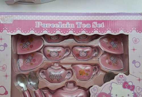 Чайный набор посуды Hello Kitty