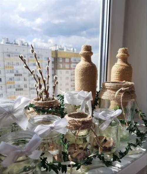 Свадебный декор / вазы / украшения для дома