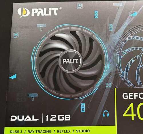 12GB RTX 4070 Palit Dual новая запечатанная