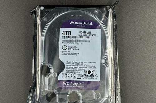 Жесткий диск WD Purple 4Tb WD40purz NEW