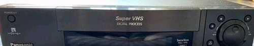 Super vhs рекордер Panasonic, TBC/DNR, литое шасси