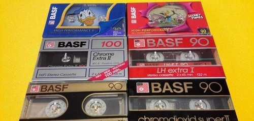 Аудиокассеты запечатанные basf