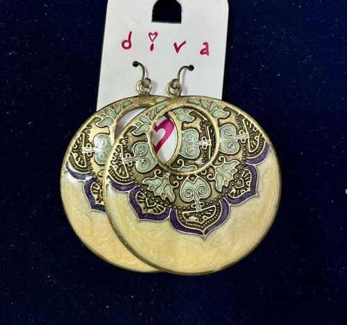 Серьги Diva