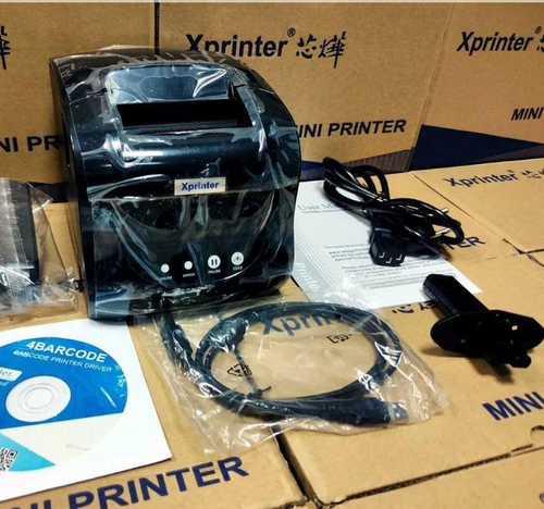 Xprinter XP-365B USB термопринтер новый