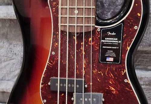 Fender American Pro II Precision Bass V бас гитара
