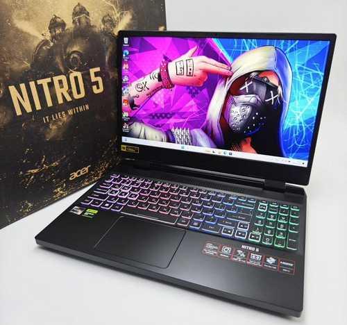 Acer Nitro 5 15"165Hz R5/16Gb/3070Ti 140Wt