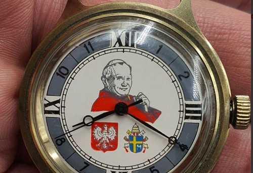 Часы Восток Папа Римский СССР винтаж