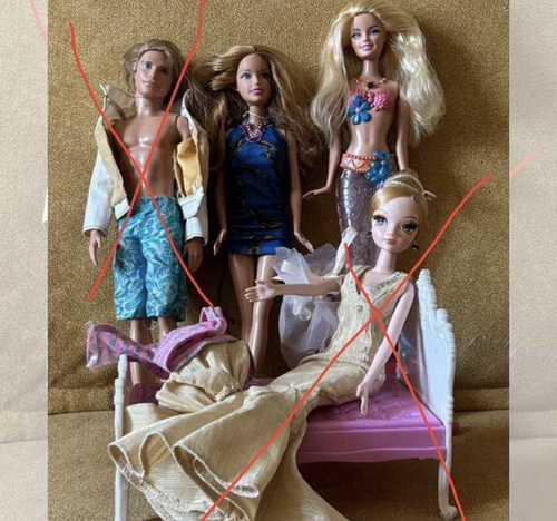 Кукла барби barbie,барби-русалка,невеста