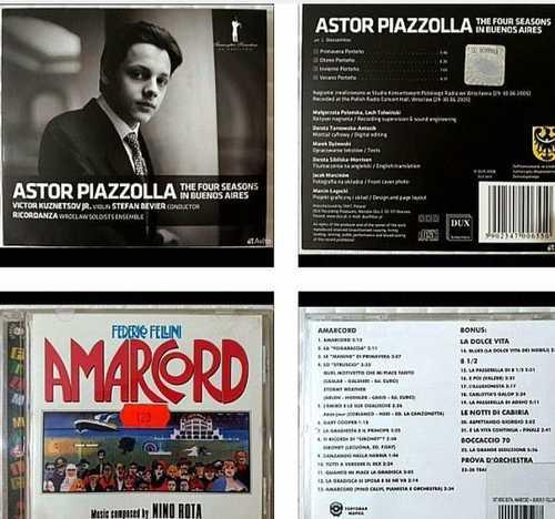 Astor Piazzolla, Amarcord Nino Rota - CD