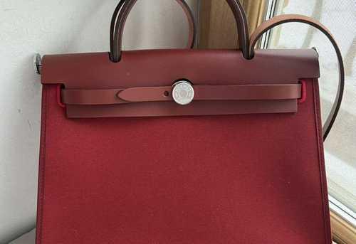 Сумка Hermes Herbag bordo 31