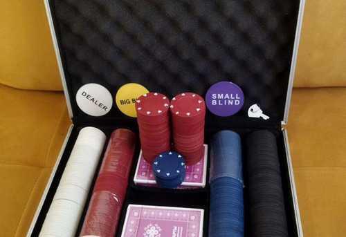 Покерный набор 300 PCS, набор для покера