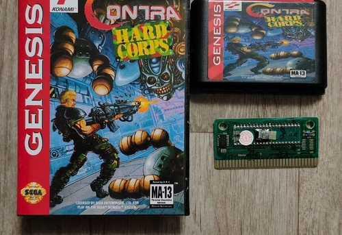 Картридж sega Contra Hard Corps