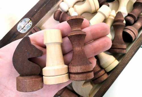 Шахматы деревянные парафиновые