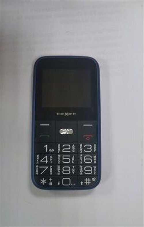 Кнопочный телефон teXet TM-B227 синий