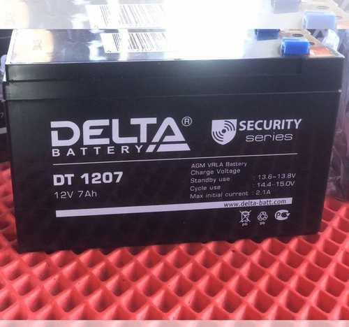 Аккумулятор delta dt 1207