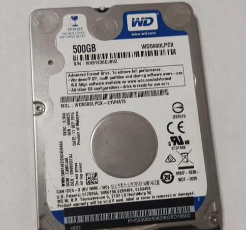 Wd blue 2.5 500gb
