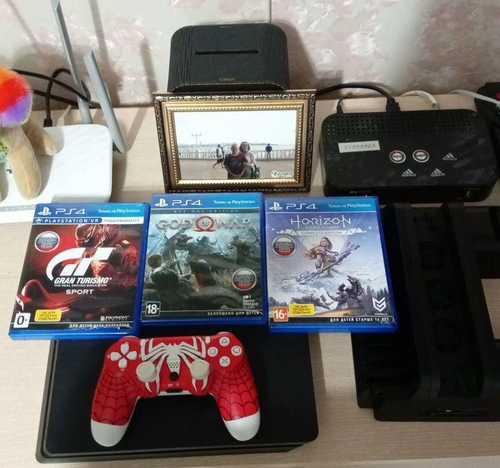 Sony playstation 4 slim с играми