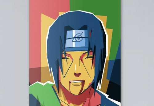 Интерьерная картина "Itachi Pop Art" Naruto