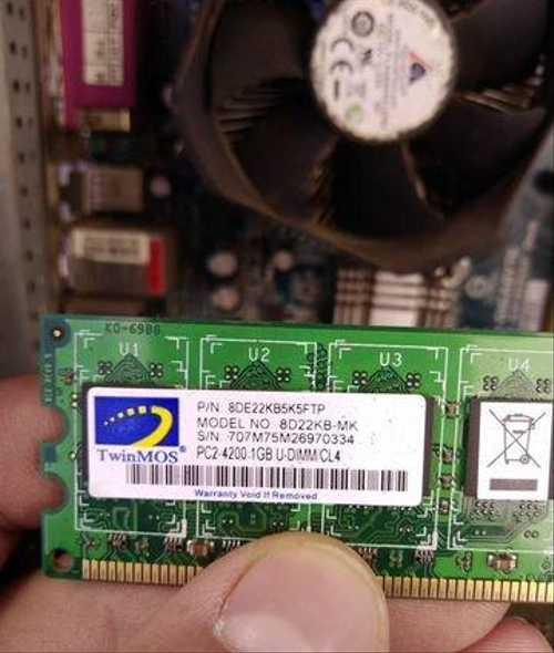 Оперативная память twinmos 1GB PC2-4200
