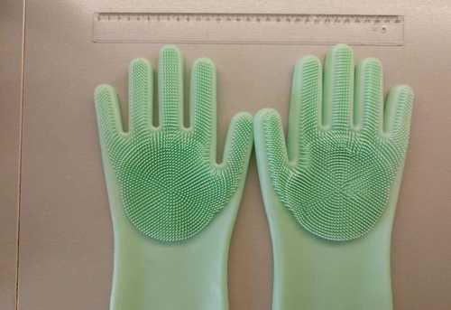 Многофункциональные силиконовые перчатки для мытья