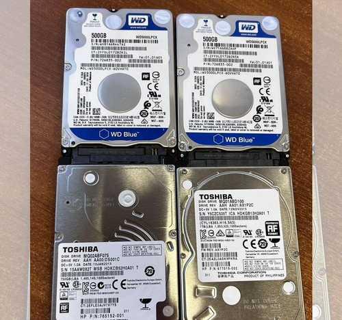 Жесткий диск HDD 500 750 1000 гб