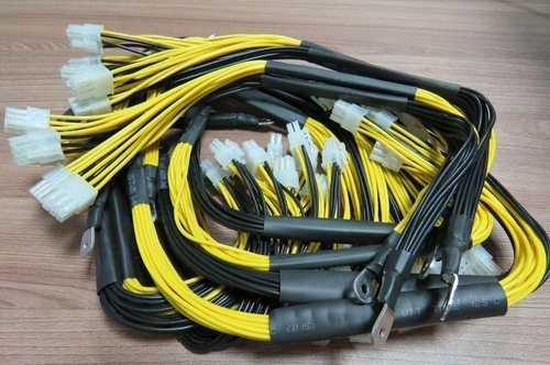 Косы блока питания antminer asic 6pin 18AWG новые