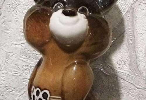 Статуэтка Олимпийский Мишка 1980 г СССР Лфз Клеймо