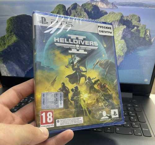 Новый Диск PS 5 helldivers 2