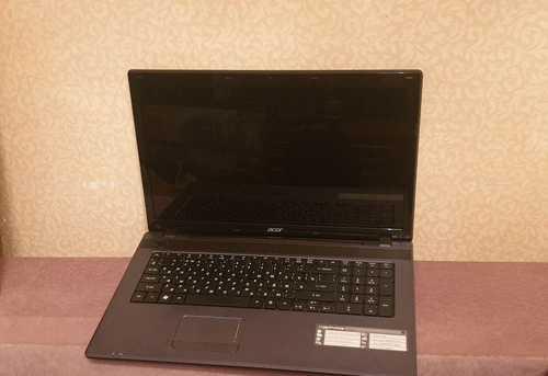 Acer aspire 7250 17дюймов