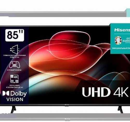 Телевизор UHD 4K 85" 85A6K hisense