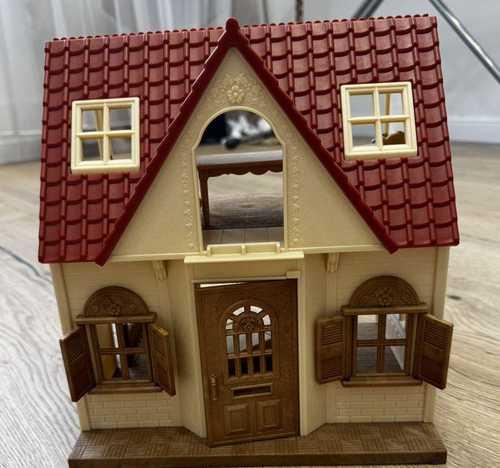 Sylvanian families домик с мебелью