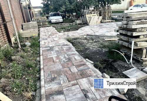 Тротуарная плитка от 100м2 от производителя