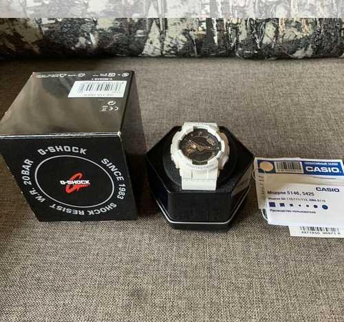 Часы Casio G-Shock GA110 white оригинал