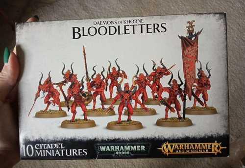 Warhammer миниатюры. Daemons of Khorne Bloodletter